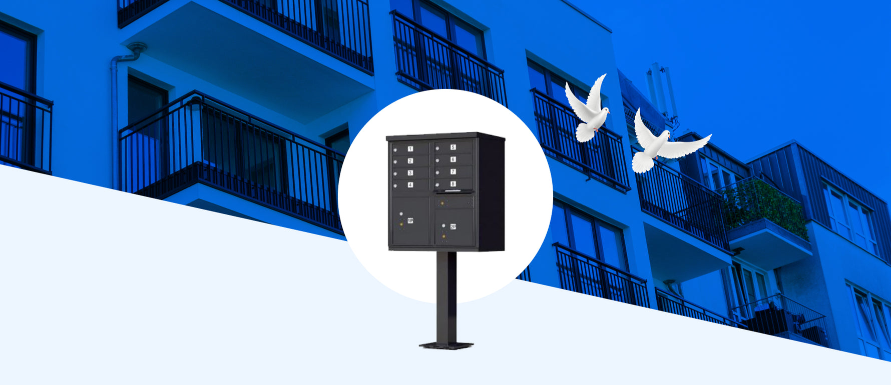 Mailbox Cluster: Mailboxes Ready To Ship