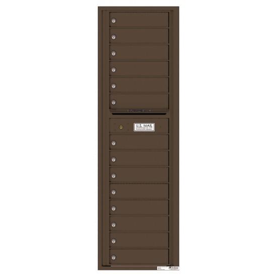 4C16S-14 - 14 Tenant Doors with Outgoing Mail Compartment - 4C Wall Mo ...