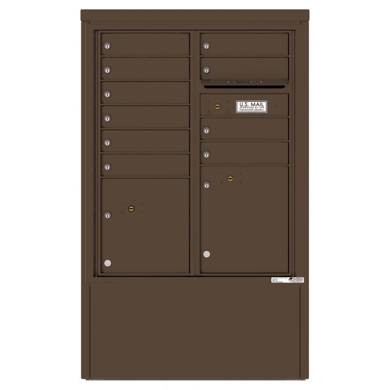 4CADD-10-D - 10 Tenant Doors with 2 Parcel Lockers and Outgoing Mail C ...